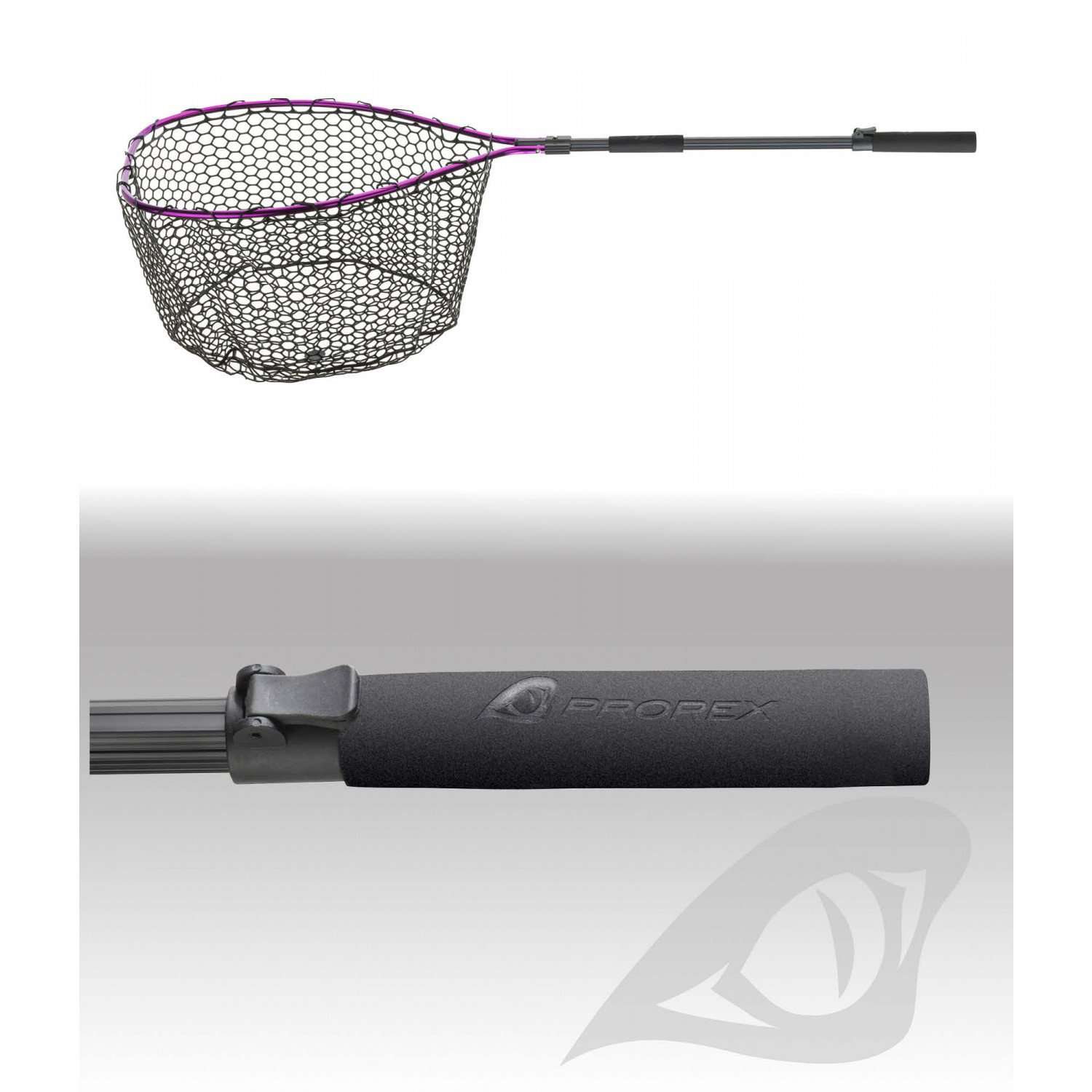 Daiwa Prorex Landing net, 70x50cm, net material of rubber mixture ...